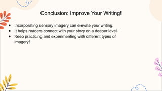 Sensory Imagery in Writing for grade 8.pptx