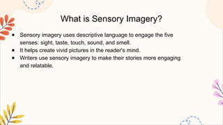 Sensory Imagery in Writing for grade 8.pptx
