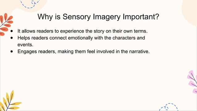 Sensory Imagery in Writing for grade 8.pptx