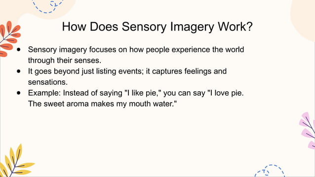 Sensory Imagery in Writing for grade 8.pptx