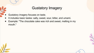 Sensory Imagery in Writing for grade 8.pptx