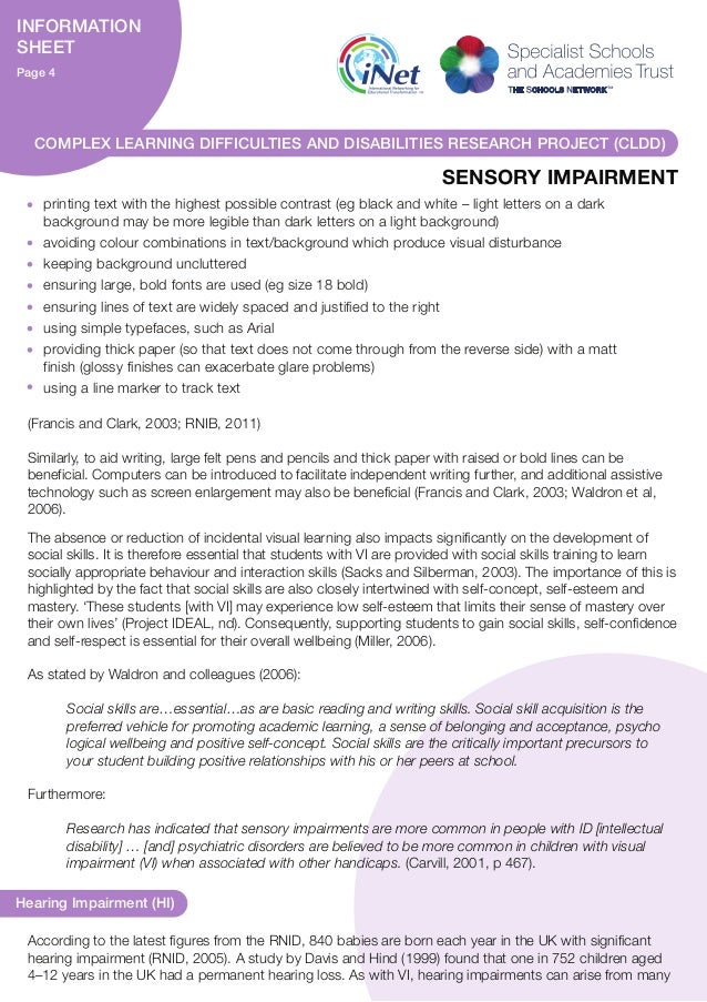 Sensory Impairment sensory-impairment