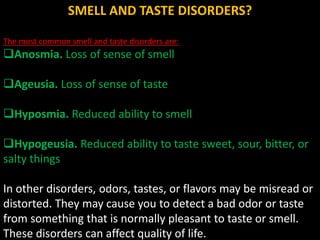 Sensory impairment | PPTX