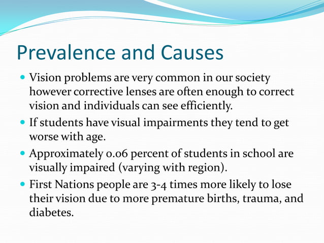 Sensory Impairments | PDF