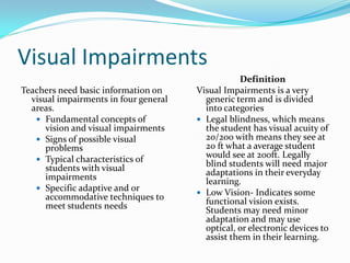 Sensory impairments pdf | PDF