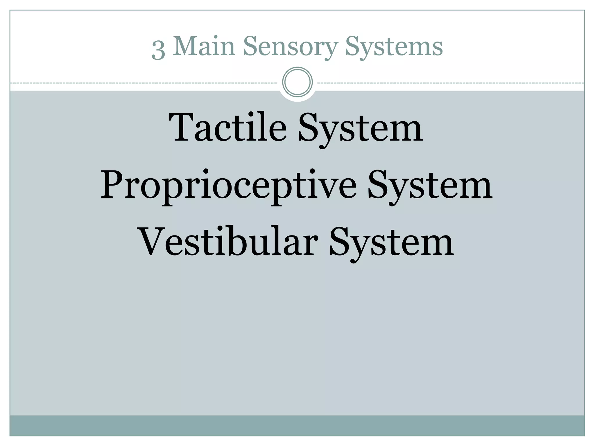 Sensory Integration Techniques | PPTX