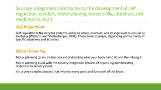 Sensory Integration in Children | PPTX