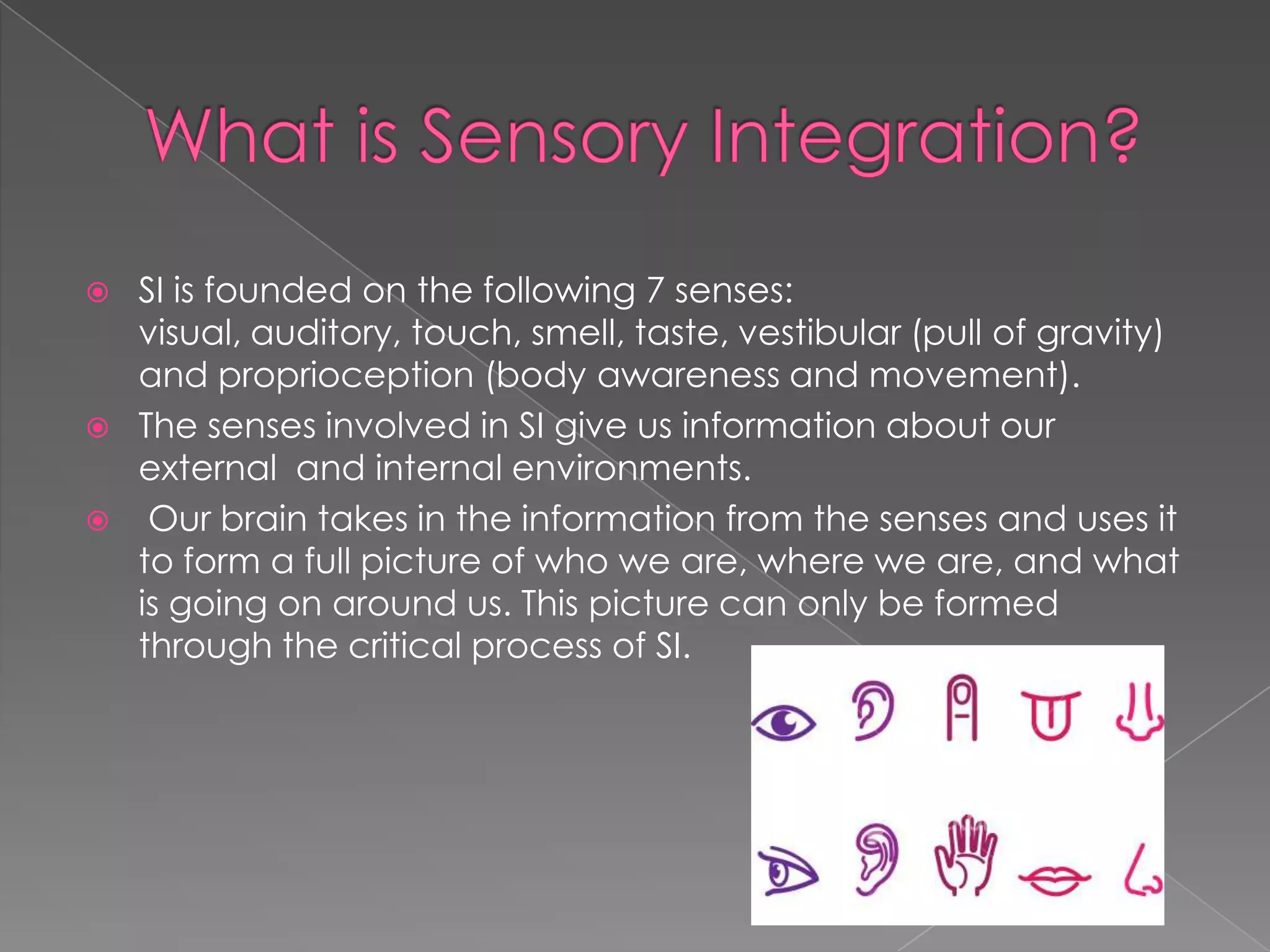 Sensory Integration Therapy | PPTX
