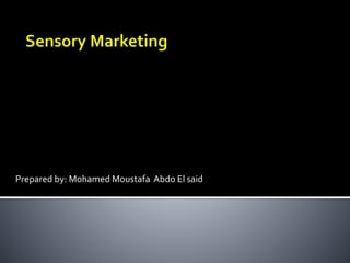 Sensory market | PPTX