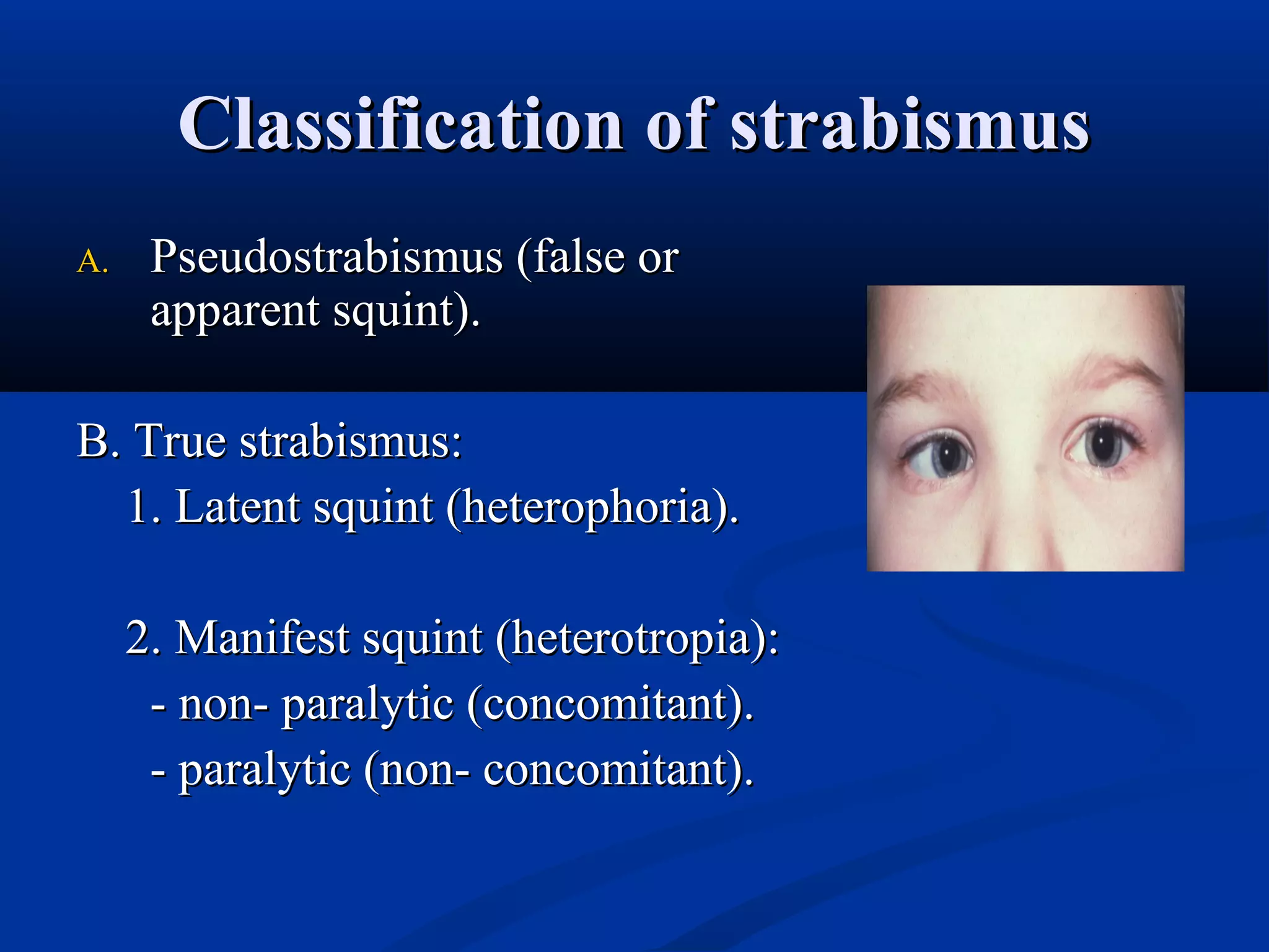 Sensory & motor evaluation of strabismus | PPT