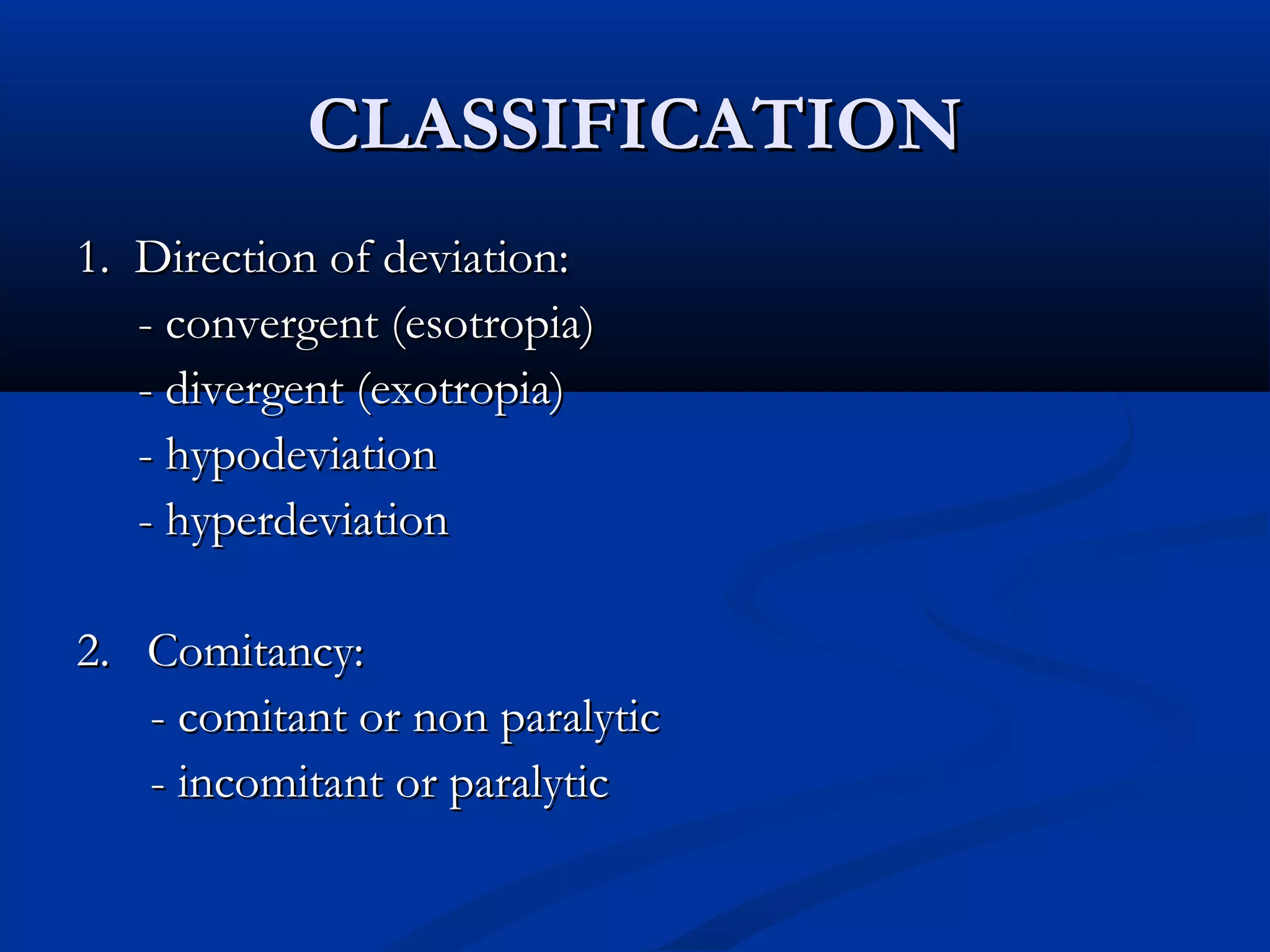 Sensory & motor evaluation of strabismus | PPT