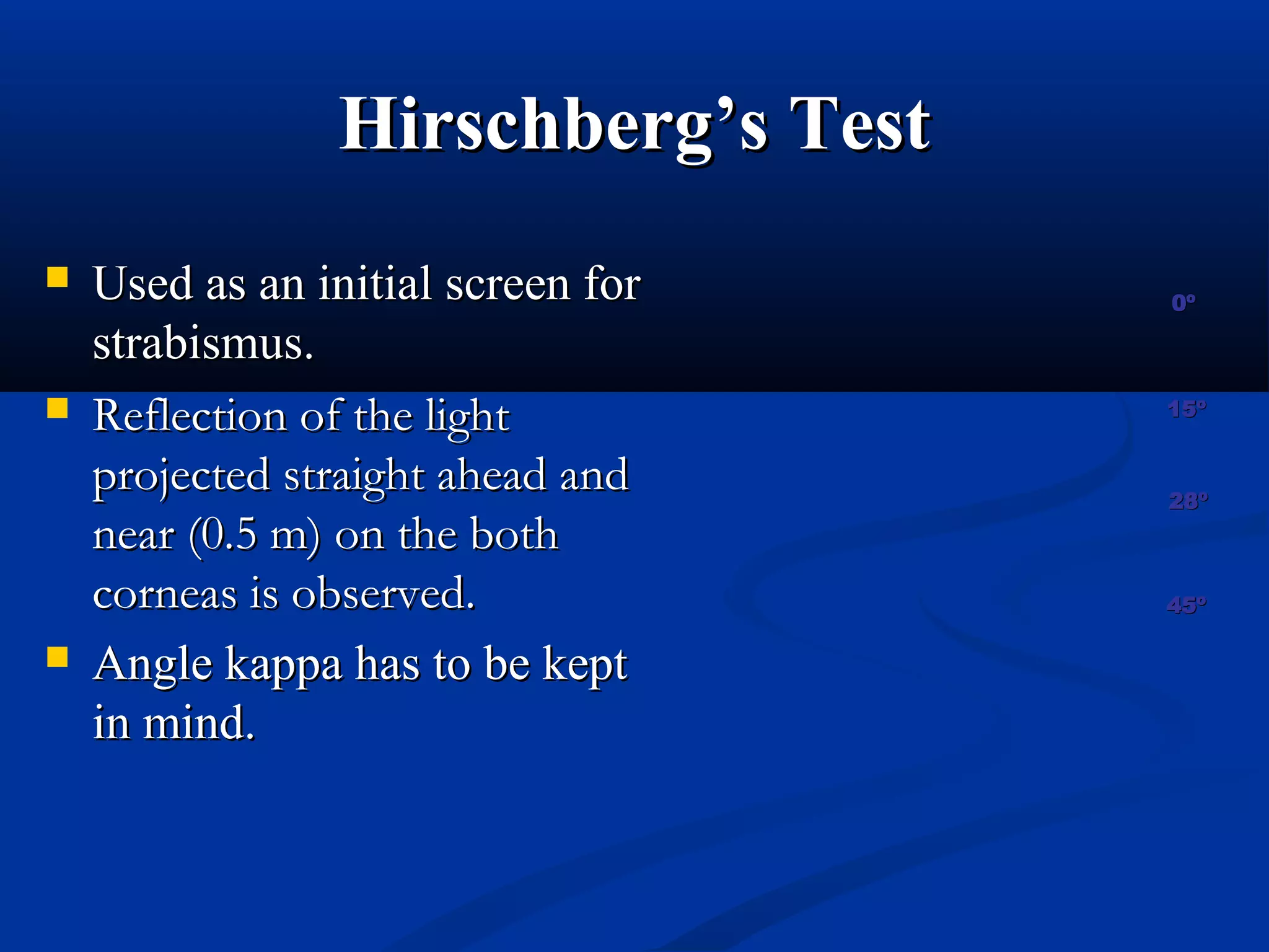 Sensory & motor evaluation of strabismus | PPT