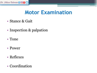 Sensory & Motor Examinations.pptx