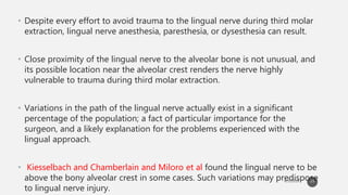 Journal Club on Sensory nerve impairment following third molar surgery ...