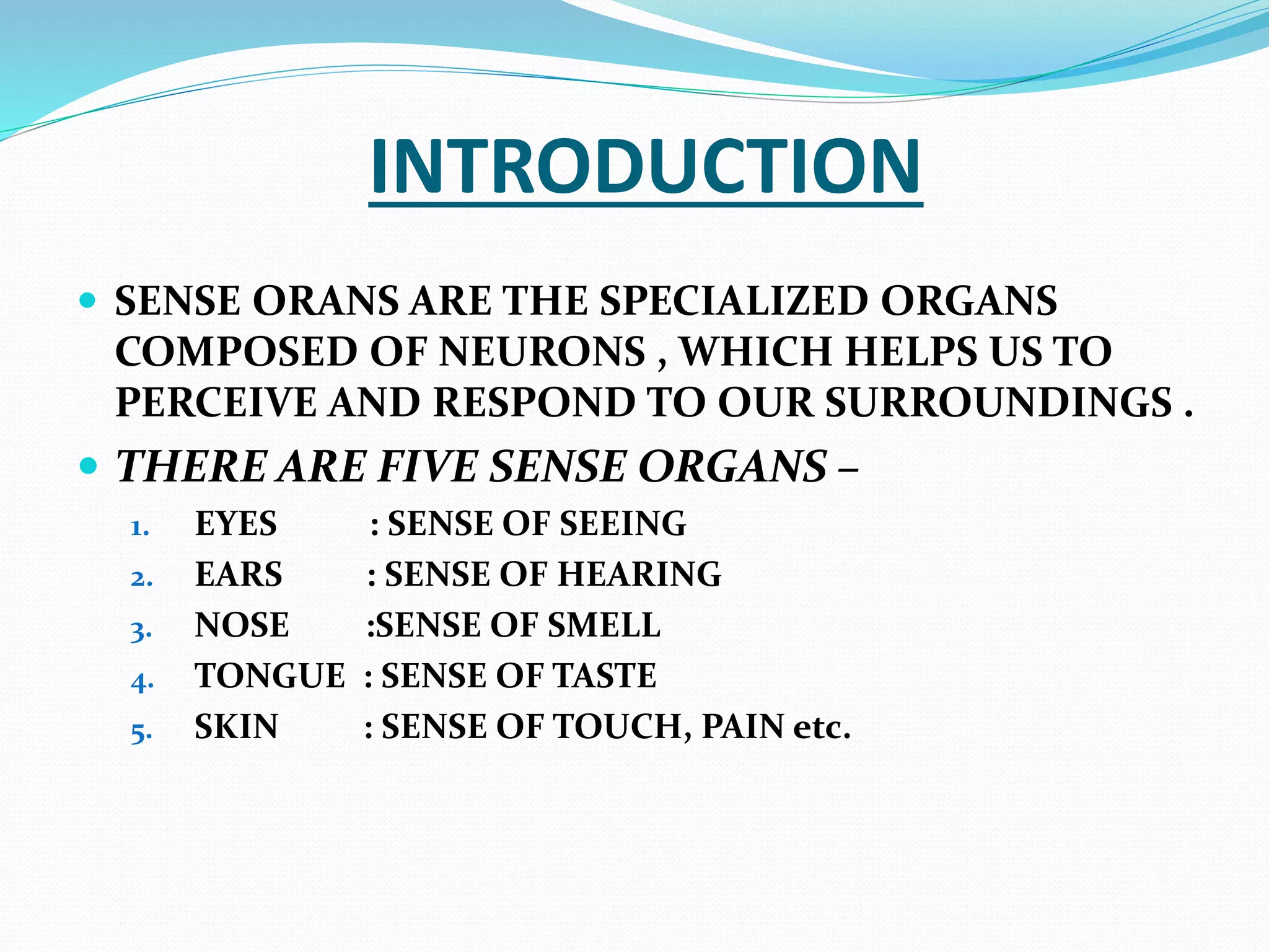 SENSORY ORGAN: EYES// EYE STRUCTURE// EYE BALL | PPTX