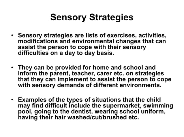 Sensory presentation for psychology .ppt