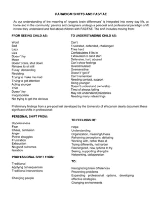 Fetal Alcohol Exposure: Time to Know, Time to Act Ontario’s Provincial ...