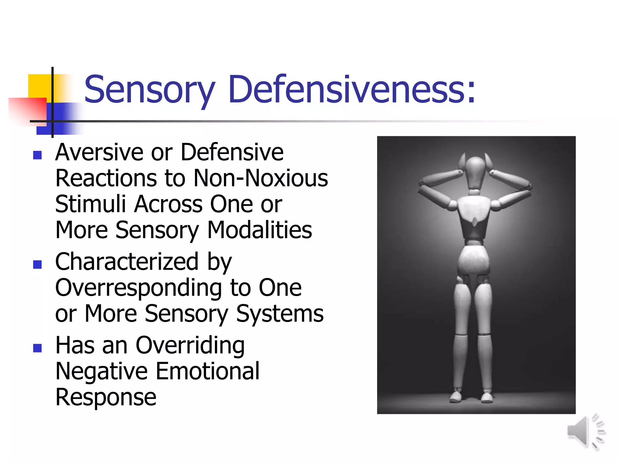 Sensory processing disorders ppt with voice | PPTX