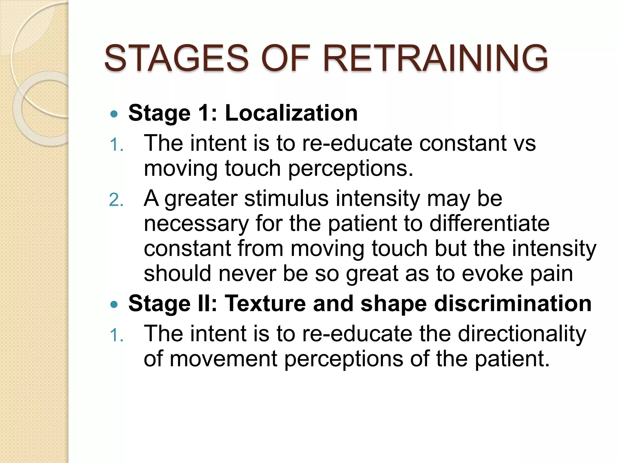 Sensory Re-education | PPTX