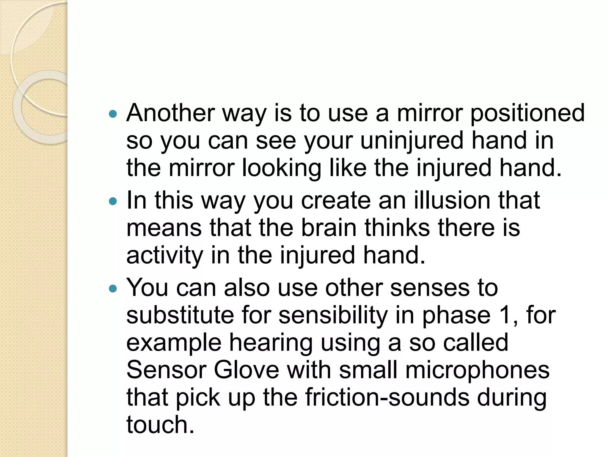 Sensory Re-education | PPTX