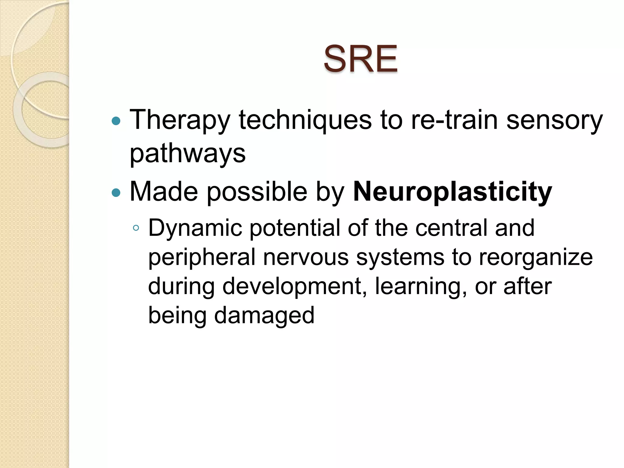 Sensory Re-education | PPTX