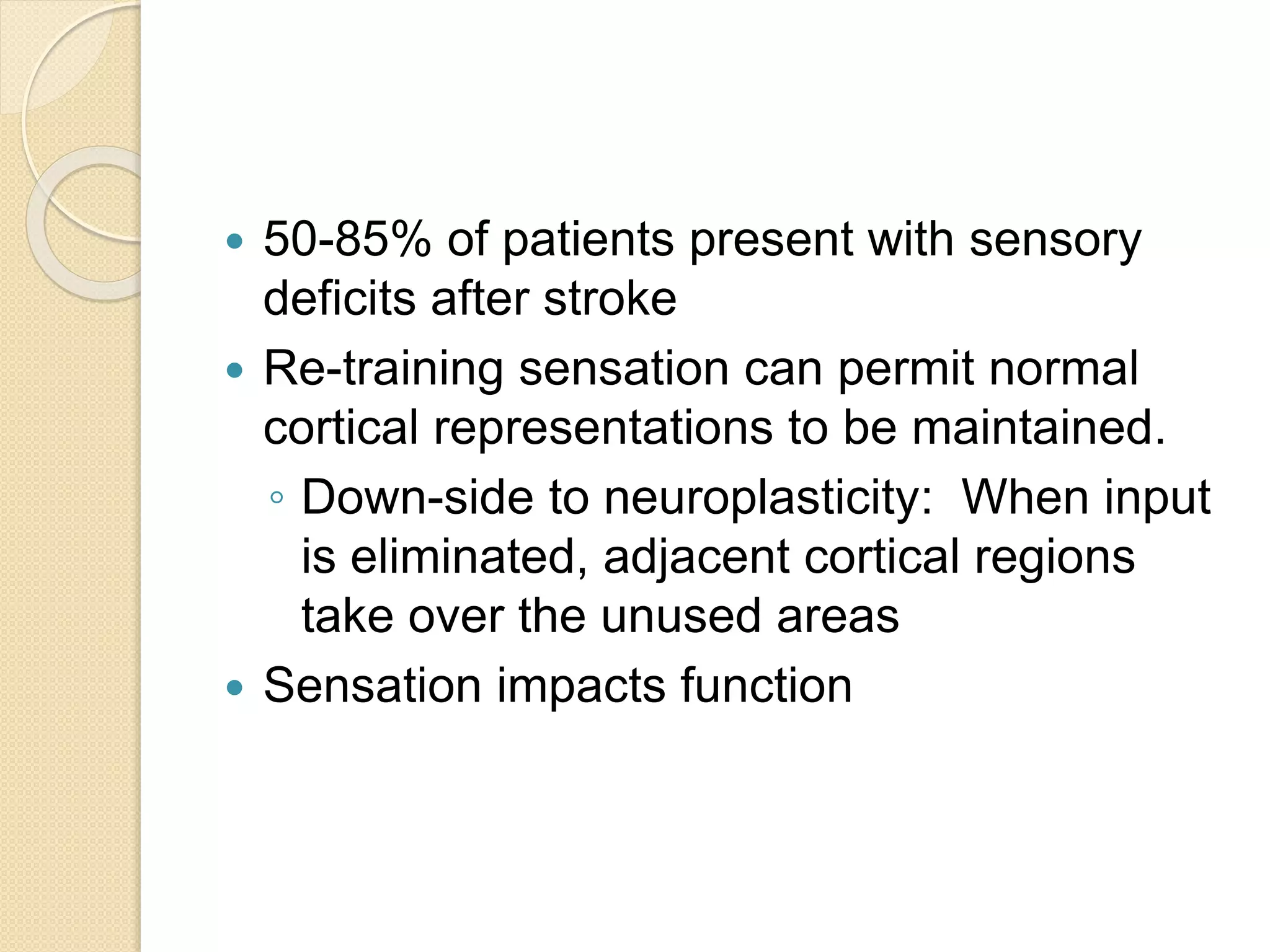 Sensory Re-education | PPTX