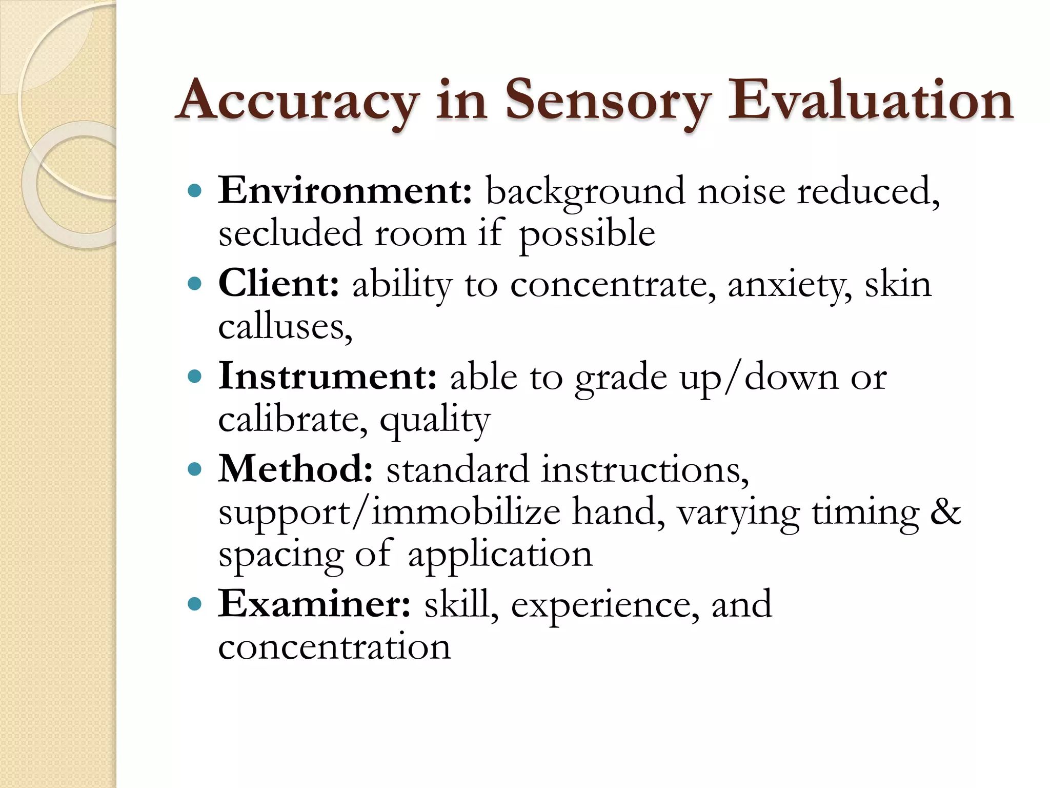 Sensory Re-education | PPTX