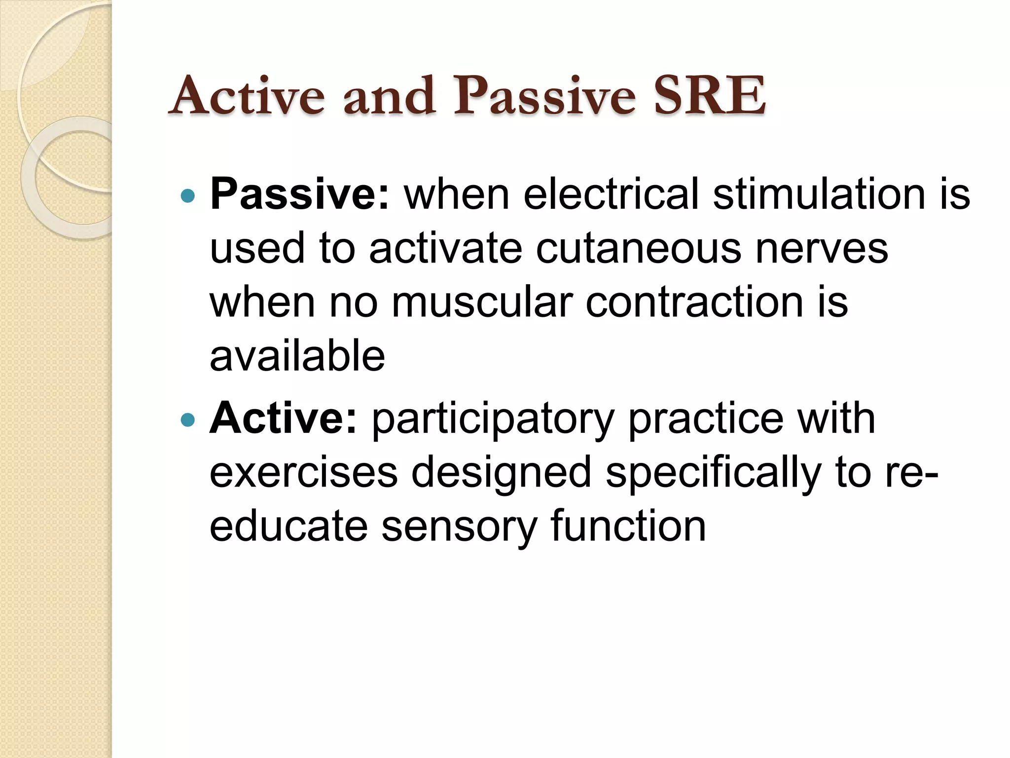 Sensory Re-education | PPTX