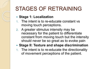 Sensory Re-education | PPTX