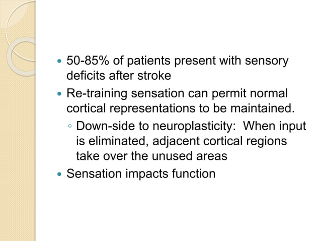 Sensory Re-education | PPTX | First Aid | Injuries
