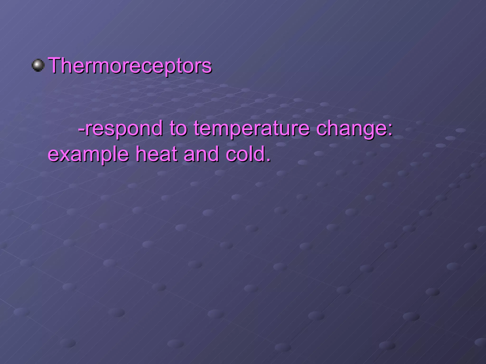 Sensory receptors | PPT