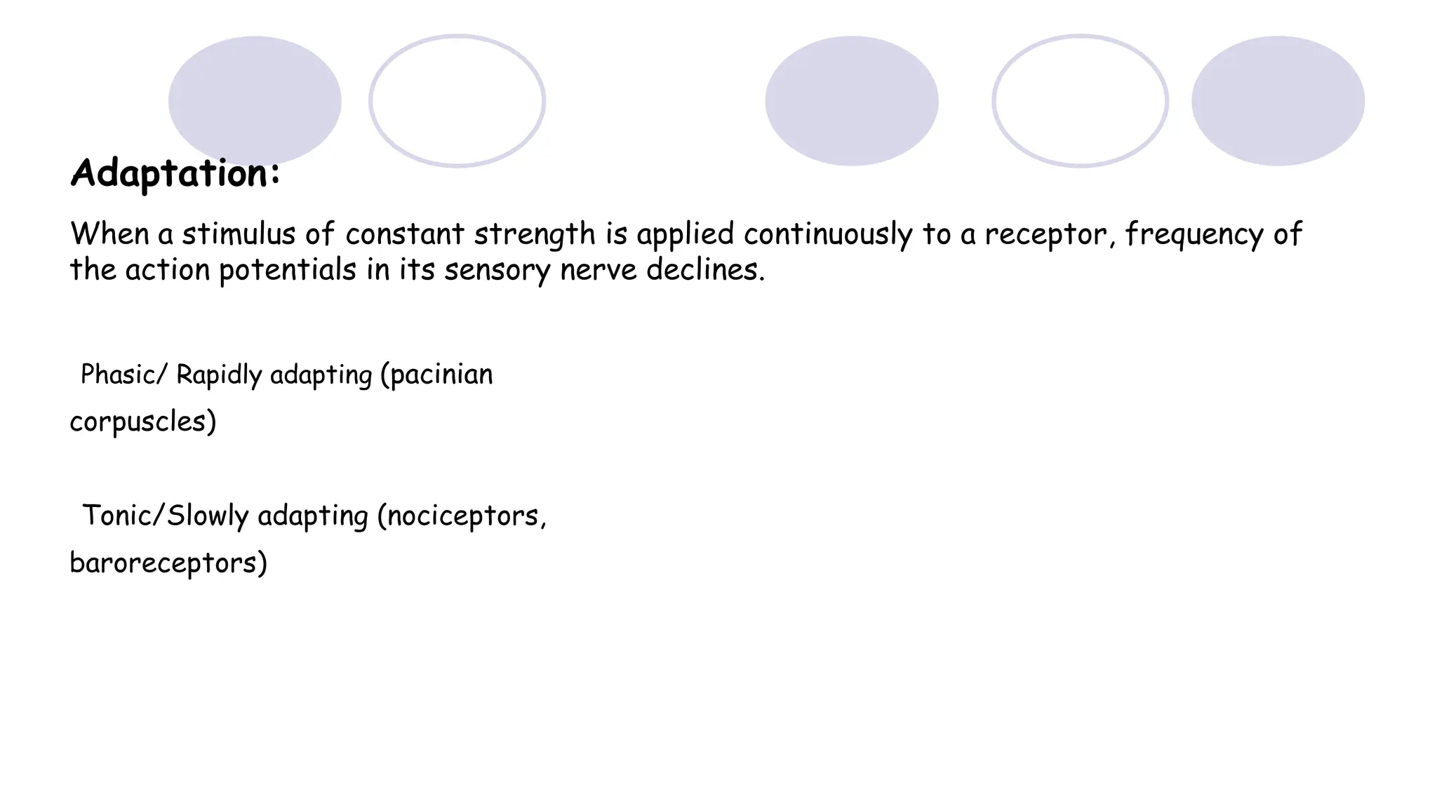 Sensory Receptors Physiology- A detailed review | PPTX