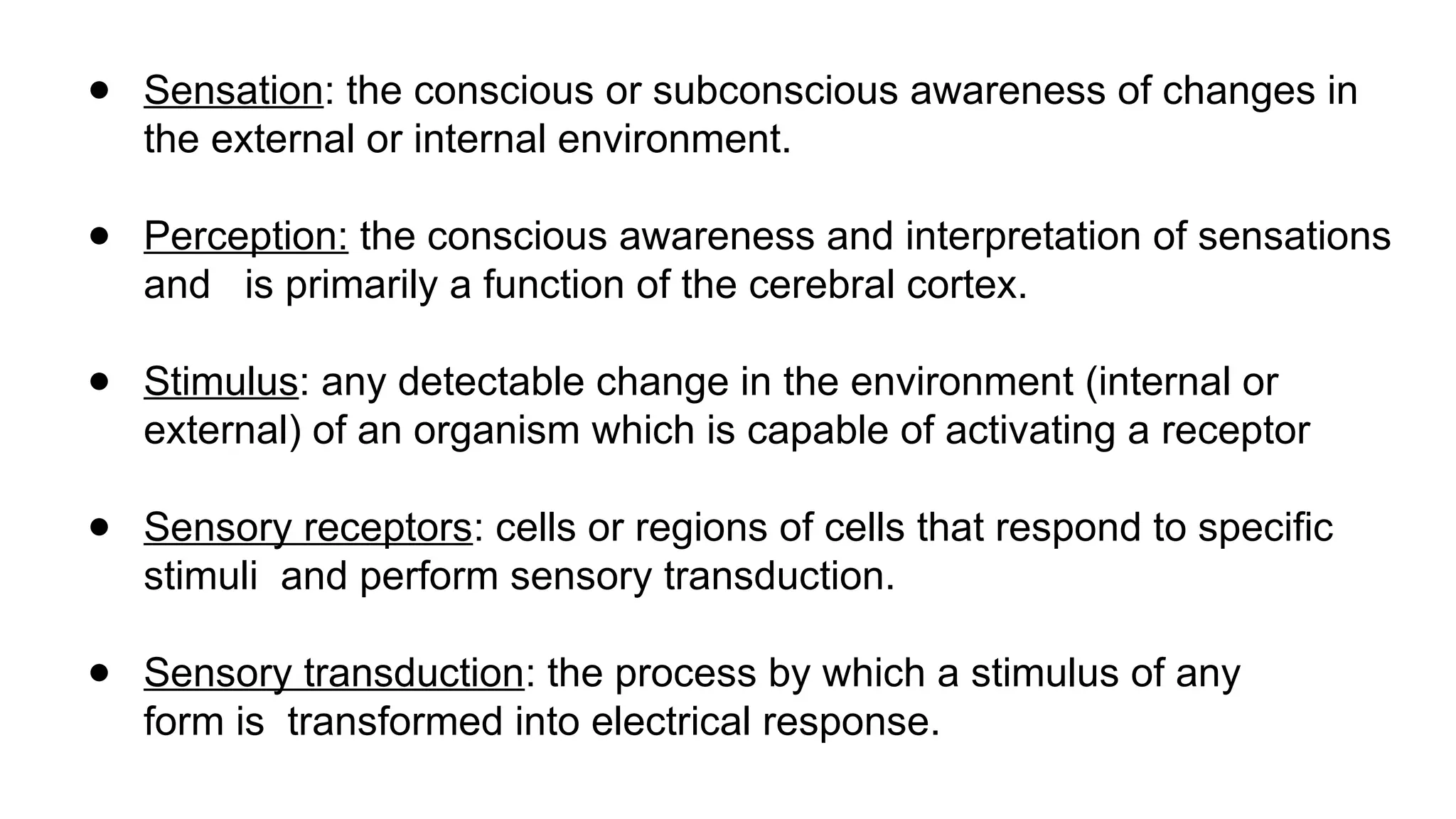 Sensory Receptors Physiology- A detailed review | PPTX