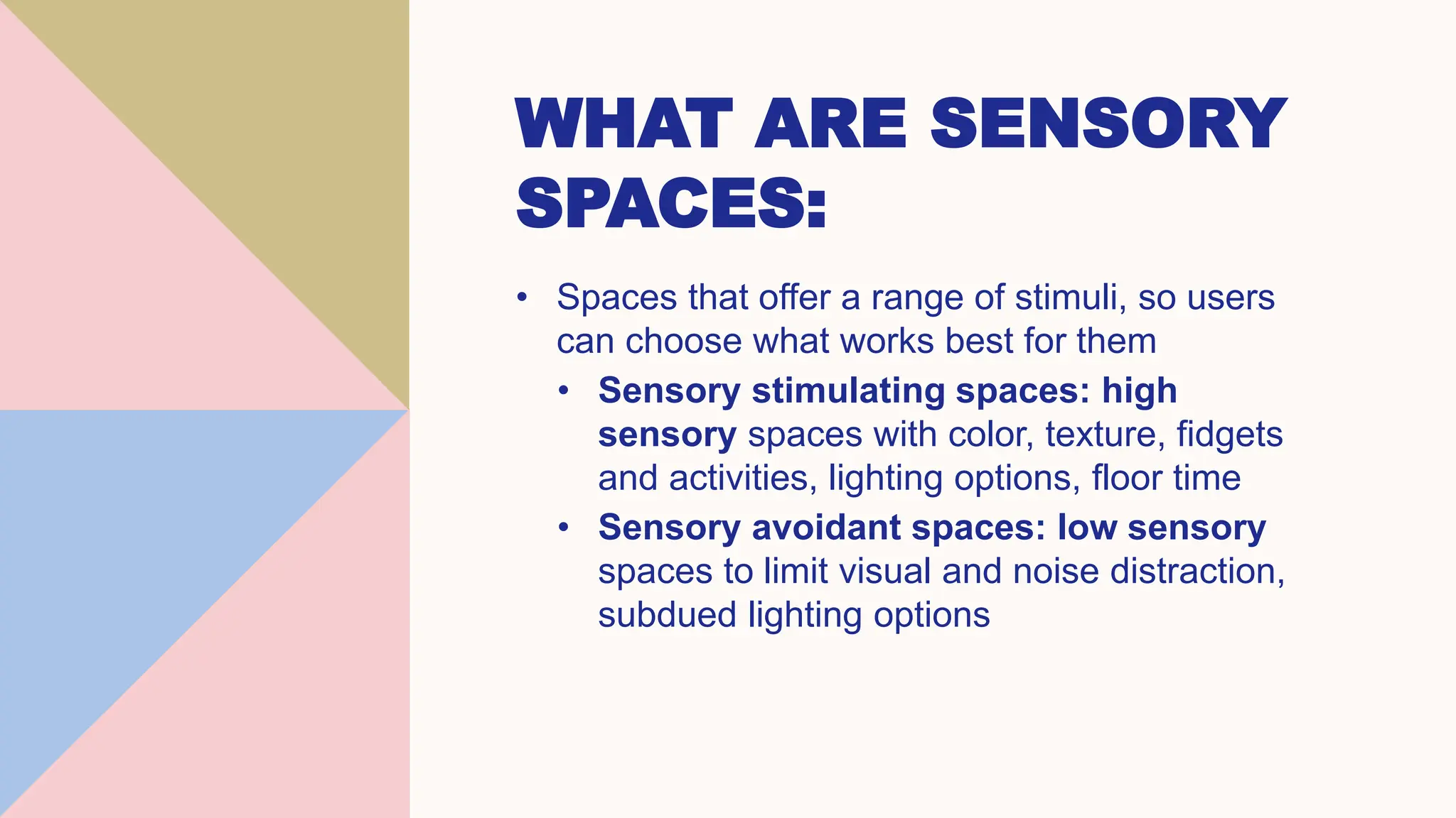 Indulge Your Senses: Creating Sensory Spaces in Libraries | PPTX