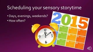 Sensory storytime workshop | PPTX