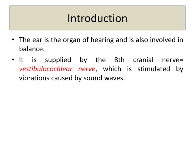 Sensory system, ear,eye anatomy | PDF