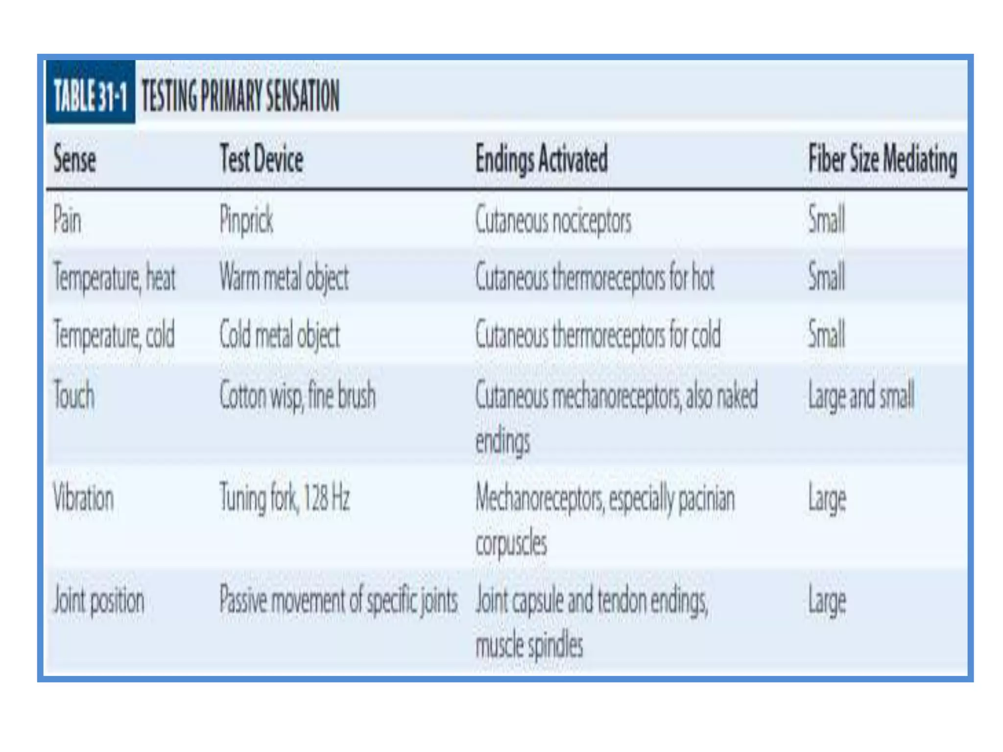 Sensory system examination | PPTX