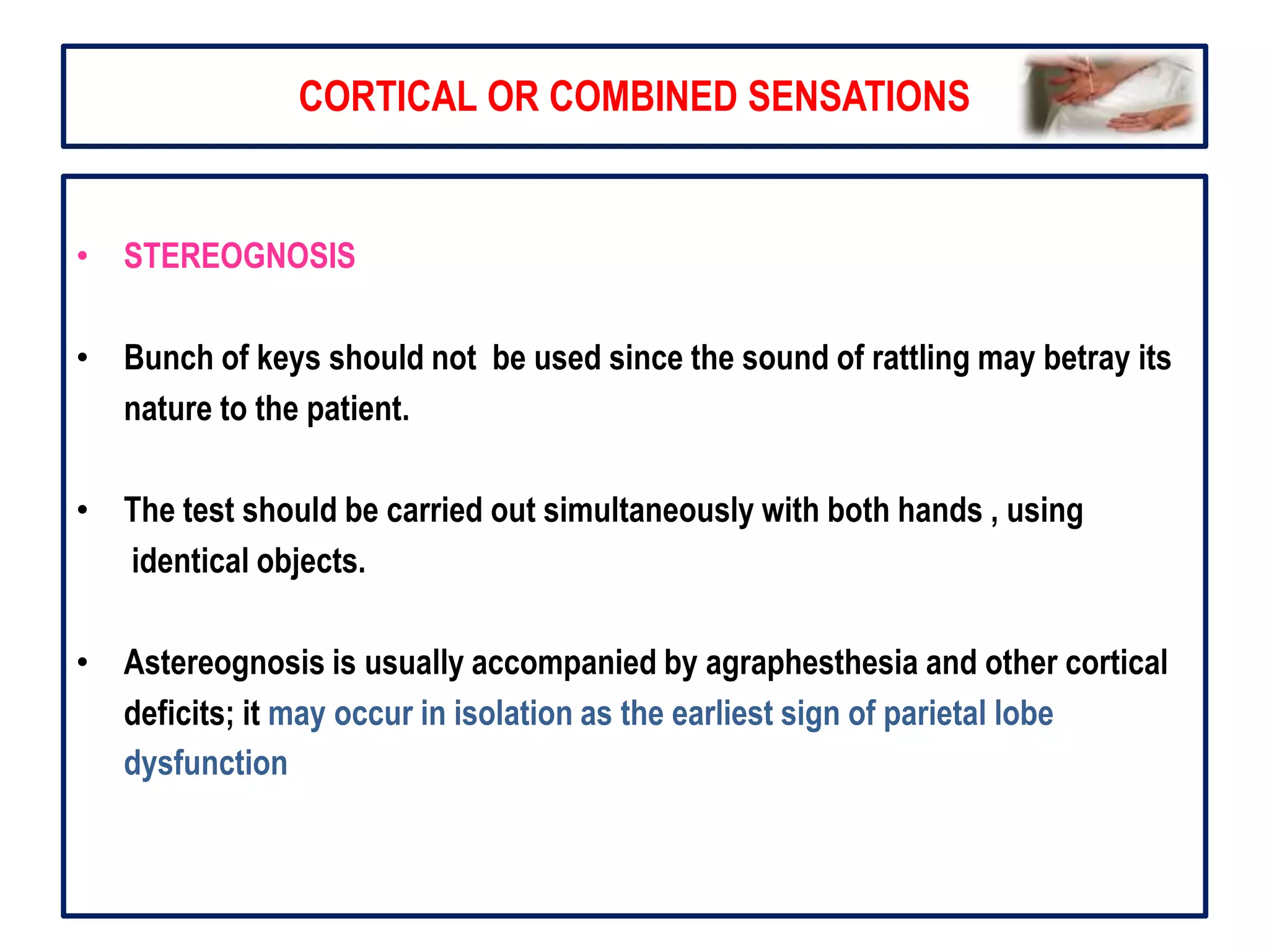 Sensory system examination | PPTX
