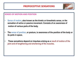 Sensory system examination | PPTX