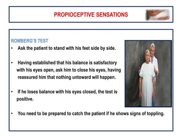Sensory system examination | PPTX | Brain and Nervous System Disorders ...