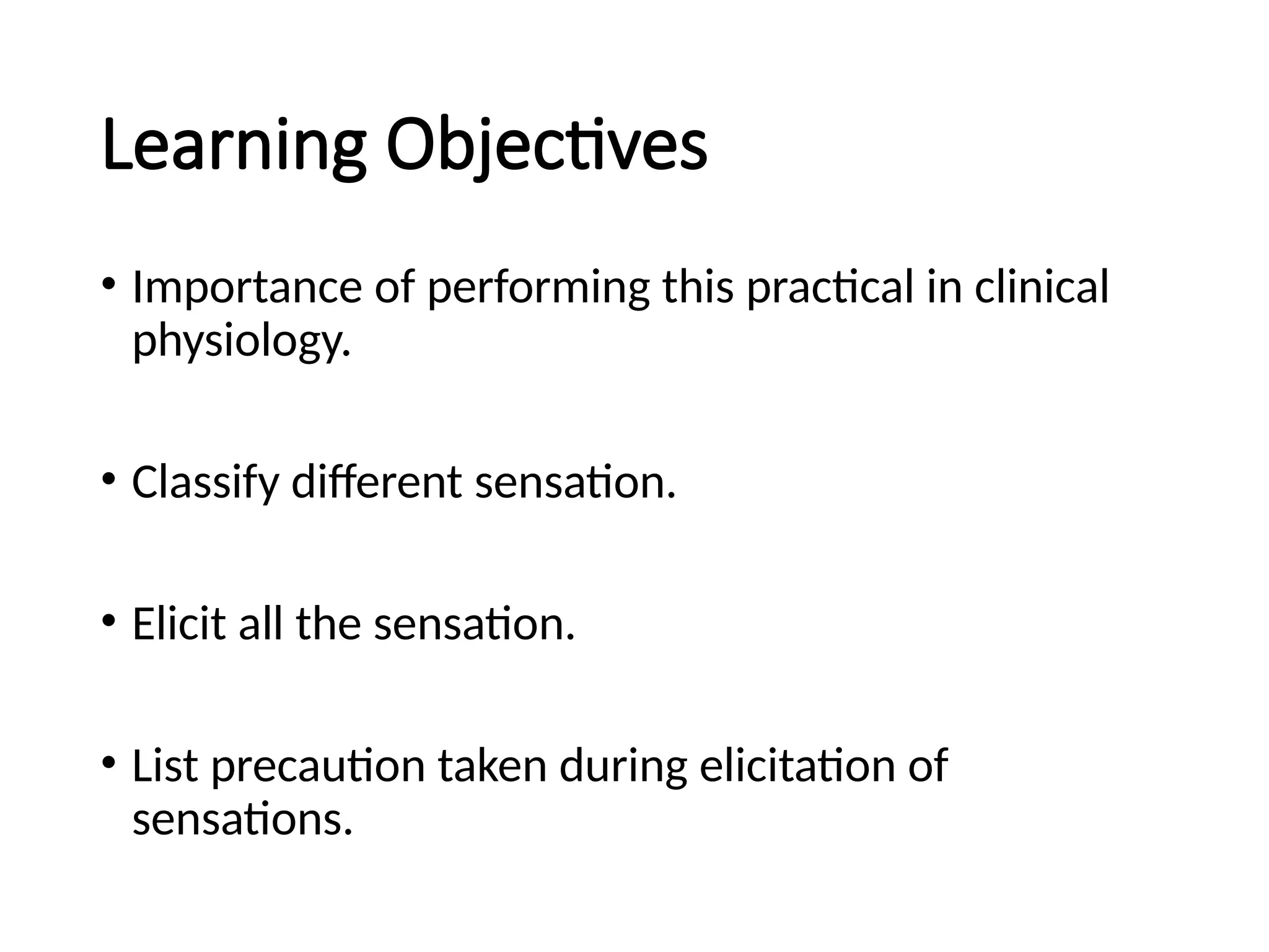 sensory system examination OF PATIENT IN HOSPITAL | PPTX