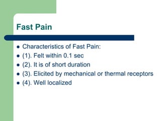 Sensory System Pain.ppt