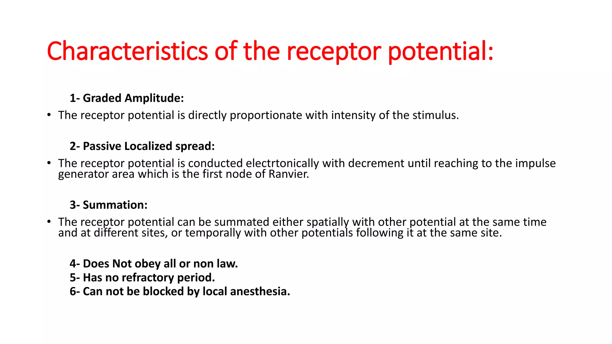 Sensory system receptors.hussein f.sakr