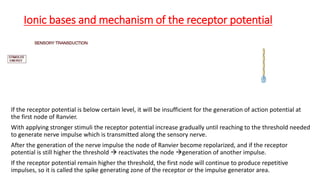 Sensory system receptors.hussein f.sakr
