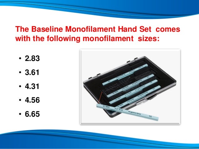 Sensory Testing Using Monofilaments For Diabetes And Carpal Tunnel Pa…