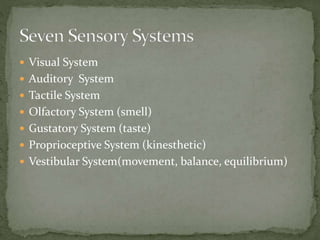 Sensory Training | PPTX