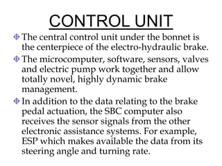 Sensotronic brake-control | PPT