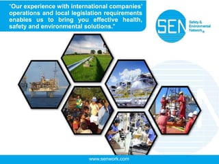 SEN's presentation about HSE/Process Safety consulting services | PPTX