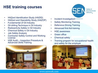 SEN's presentation about HSE/Process Safety consulting services | PPTX ...