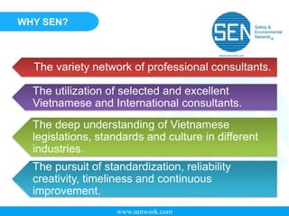 SEN's presentation about HSE/Process Safety consulting services | PPTX ...